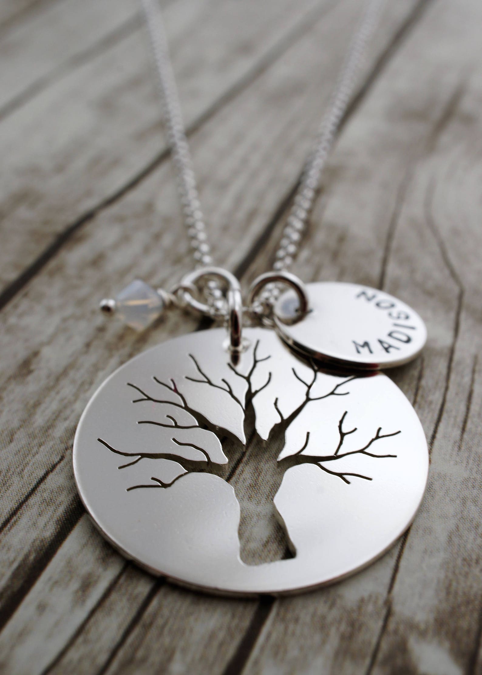 Sturdy Oak Tree Pendant Woodland Jewelry in Sterling Silver | Etsy