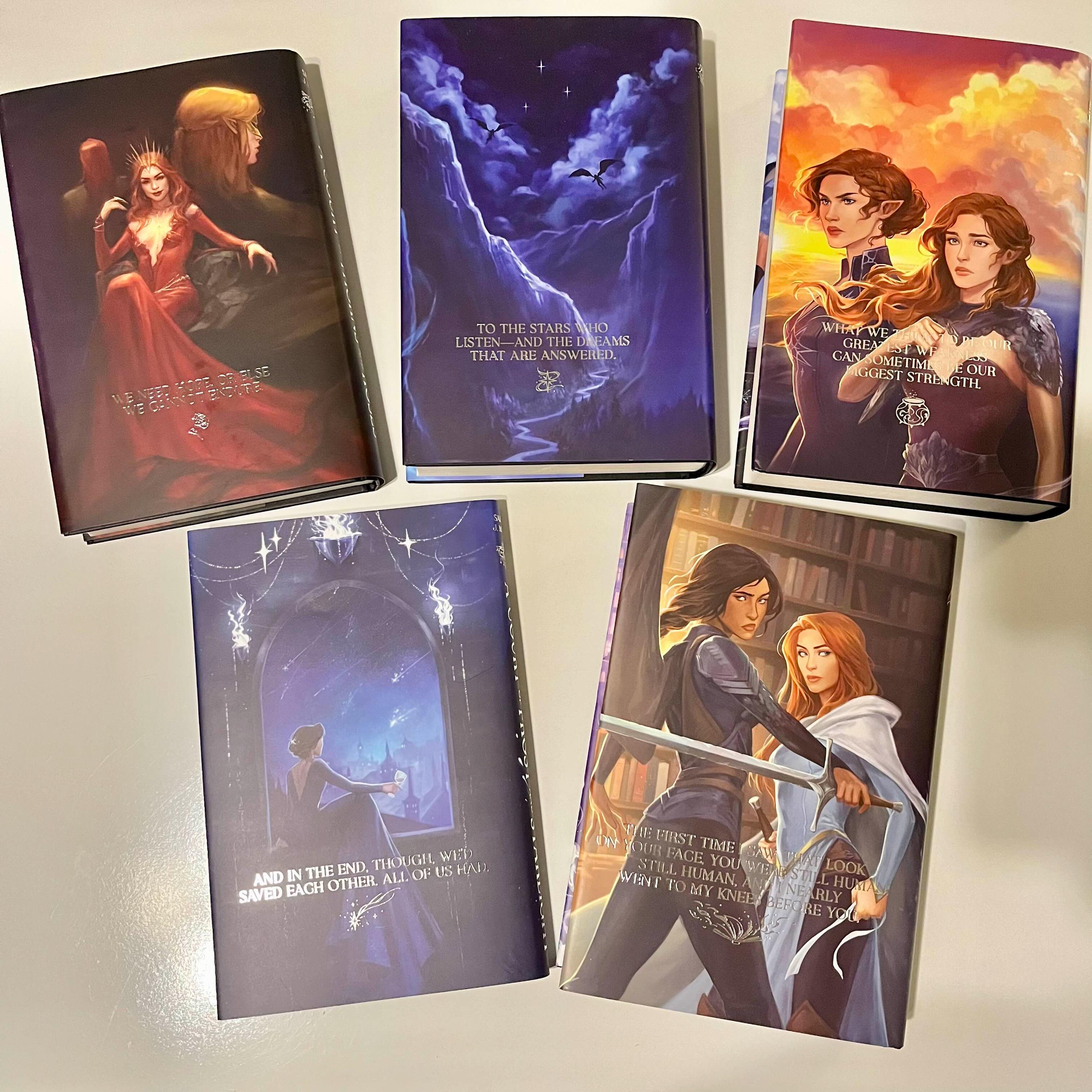 ACOTAR Dust Jackets - Etsy