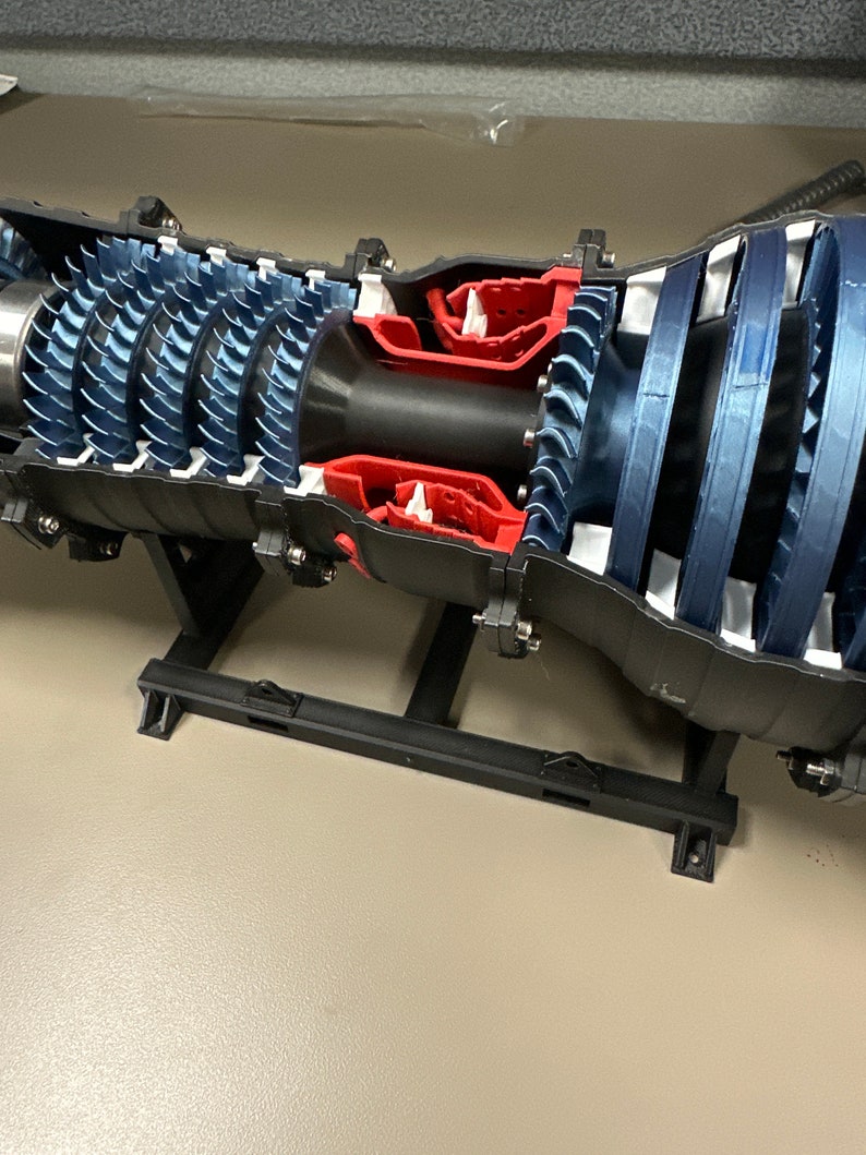 3D Jet Engine Model - Etsy