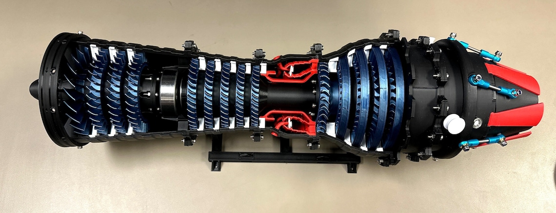3D Jet Engine Model - Etsy