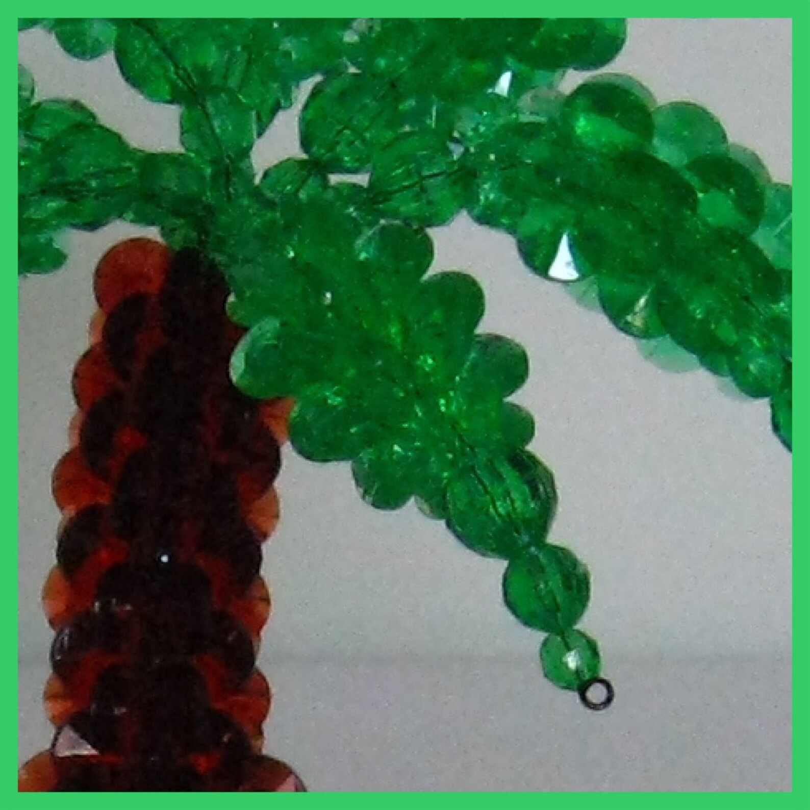 Beaded Palm Tree Beading Pattern / Tutorial PDF Step-by-step Detailed ...