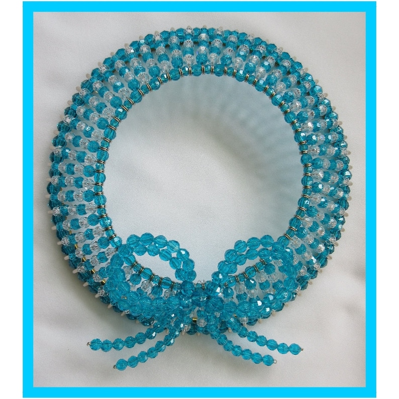 Winter Beaded Wreath Safety Pin and Beading Pattern / Tutorial PDF Step ...