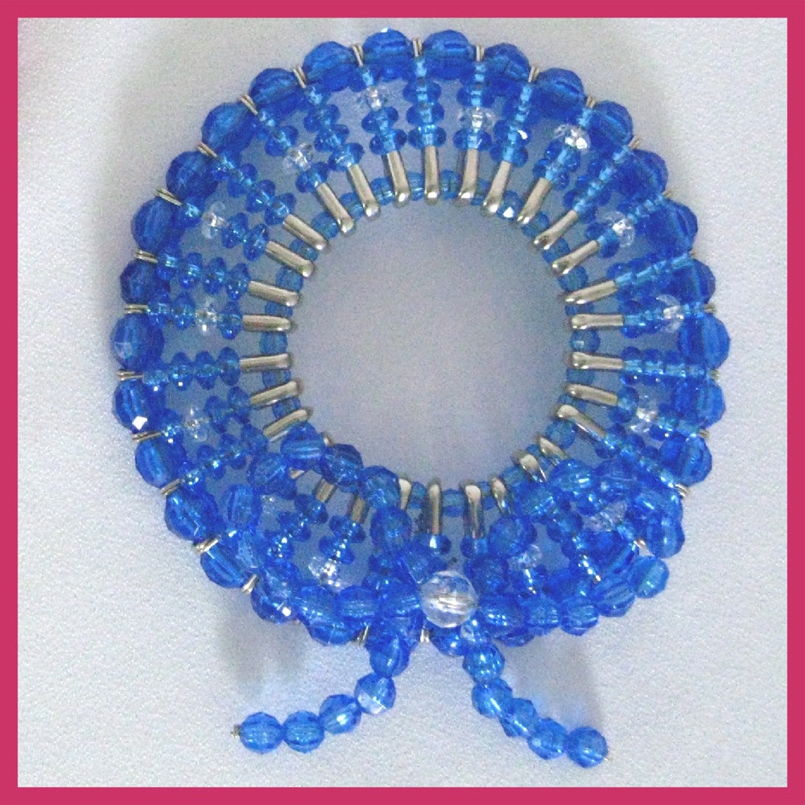 Mini Patriotic Wreaths Safety Pin and Beading Pattern / Tutorial PDF ...
