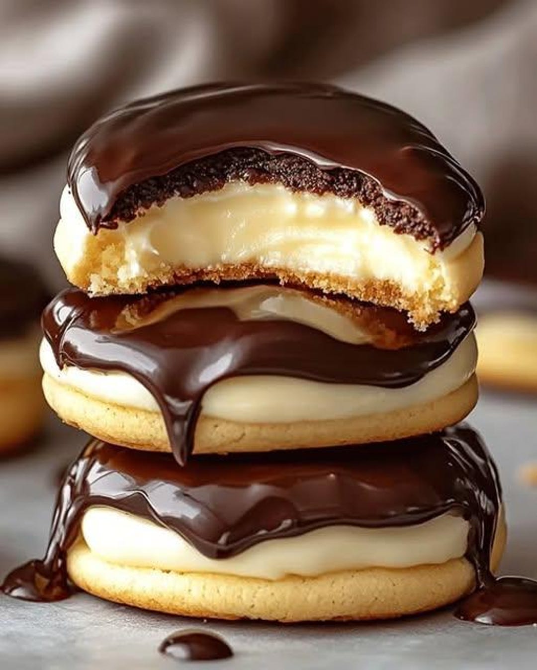 Best Recipe of Boston Cream Pie Cookies – Soft Vanilla Cookies With ...