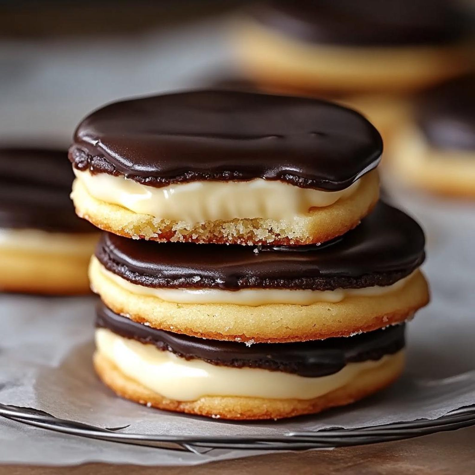 Best Recipe of Boston Cream Pie Cookies – Soft Vanilla Cookies With ...