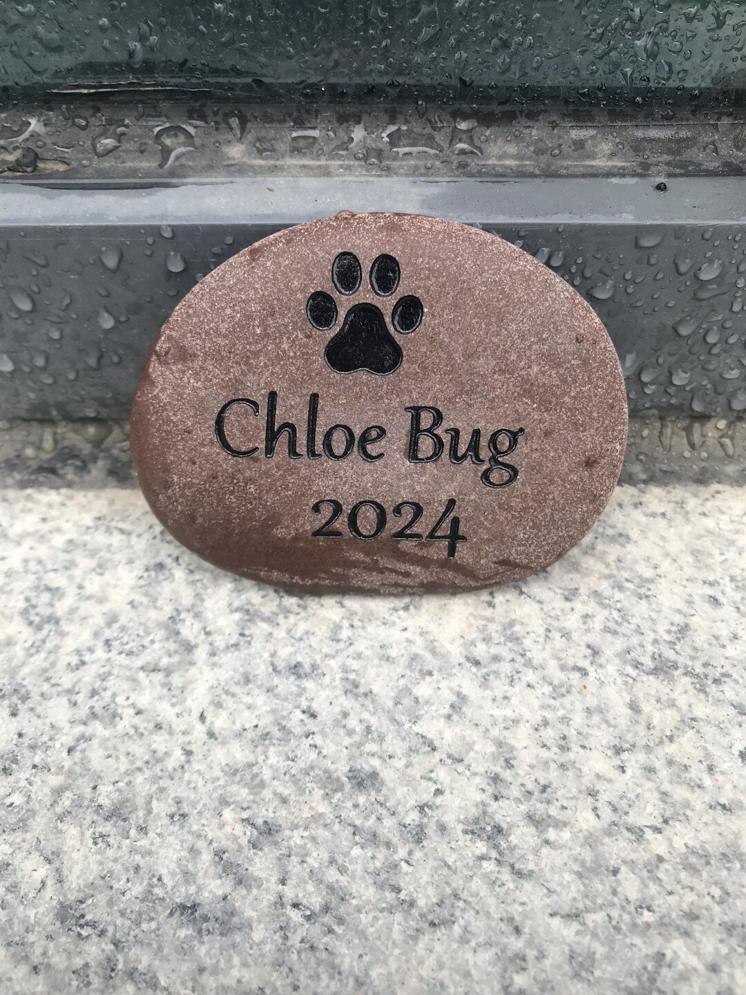 Custom Pet Memory Stone, Pet Tombstone, Graved Pet Loss Gift - Etsy
