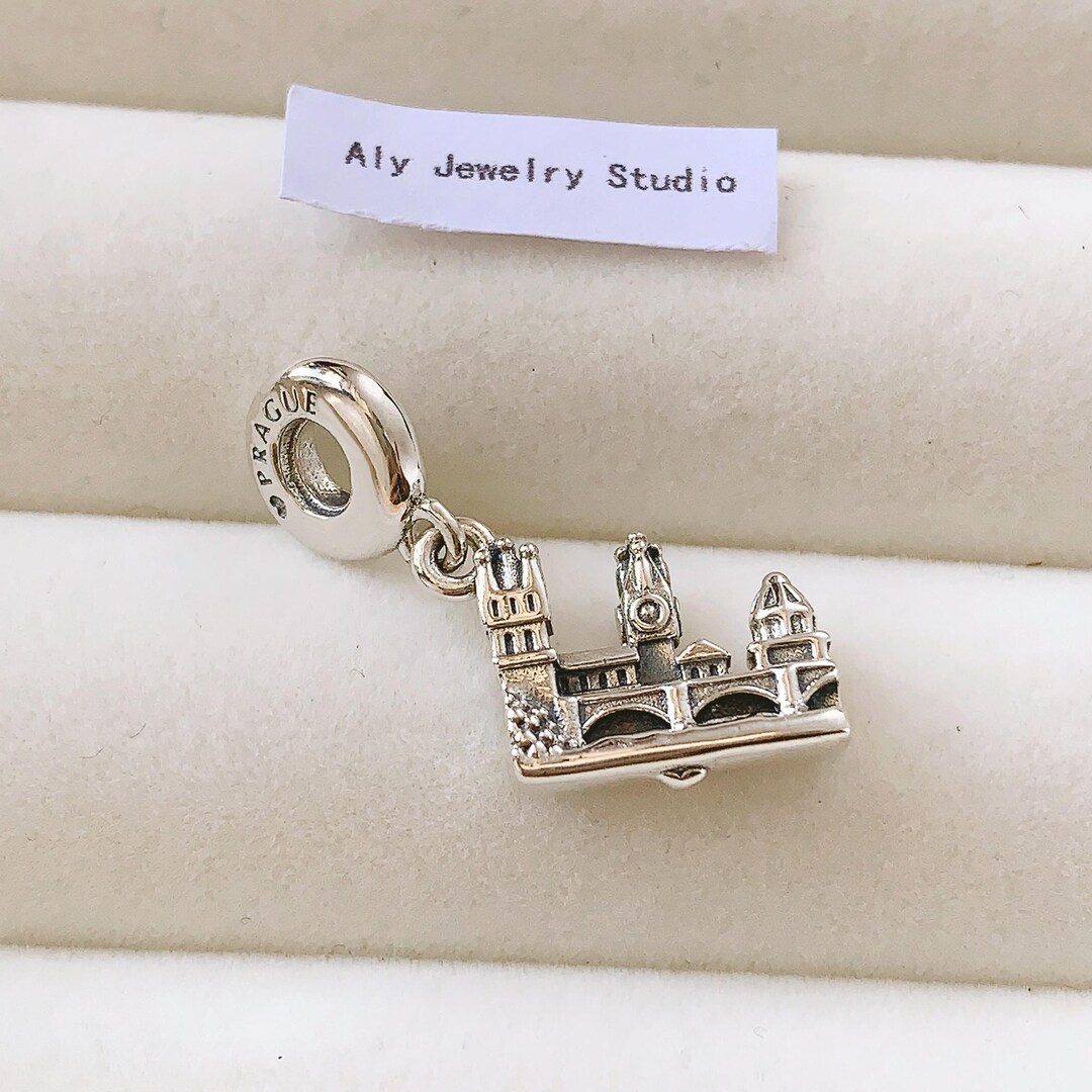 Charles Bridge in Prague Charm;bracelet Charm;silver Charm - Etsy
