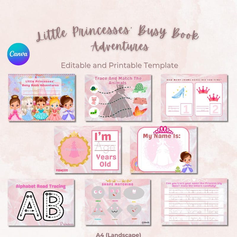 Little Princess Book - Etsy