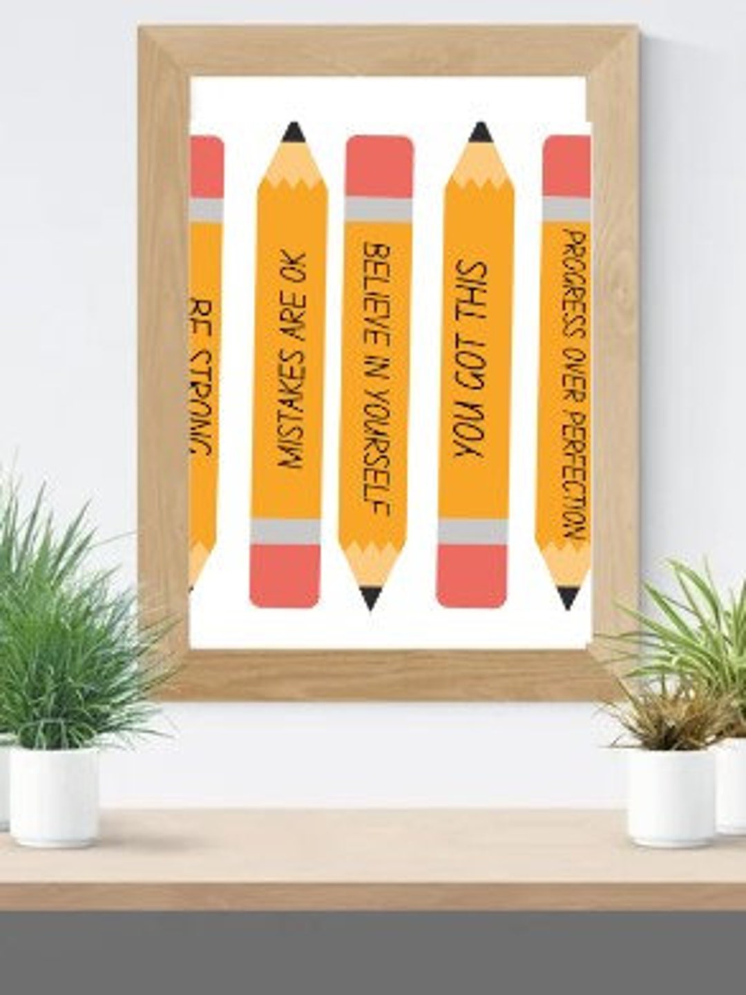 Motivational Classroom Poster - Pencils - Etsy