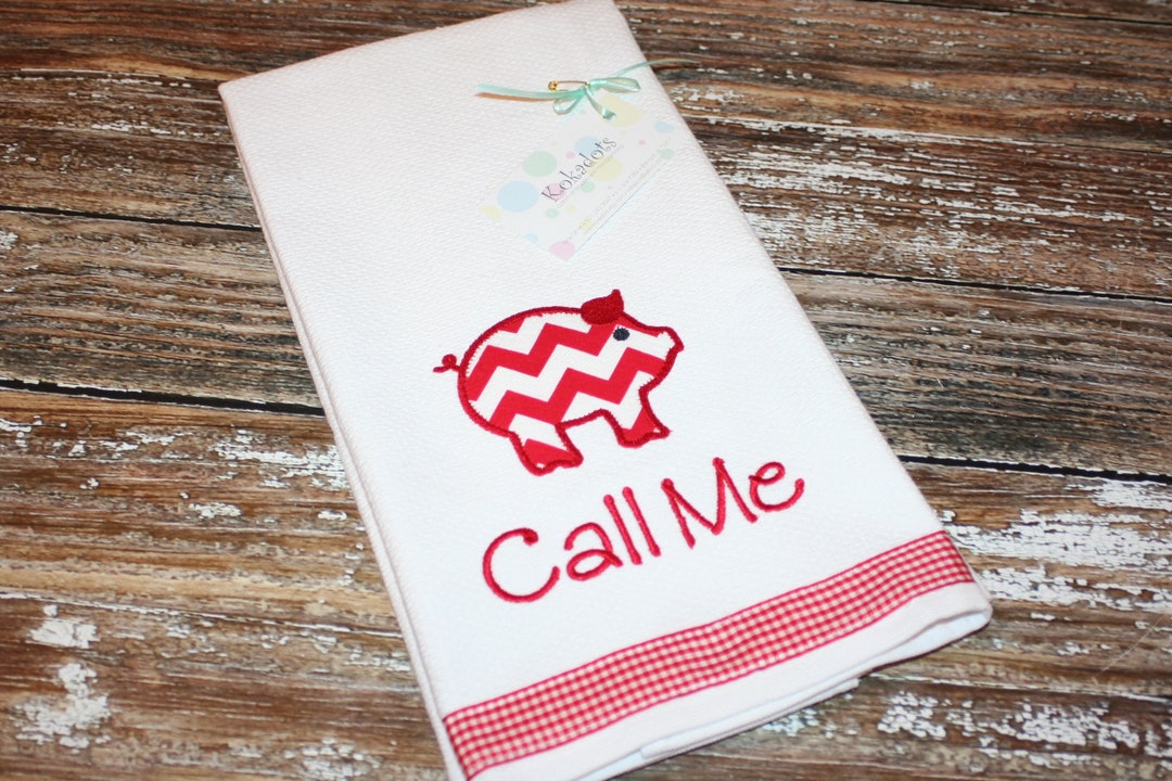 Arkansas Kitchen Towel Razorback Kitchen Towel Hog Fan - Etsy