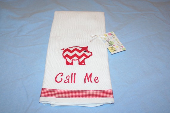 Arkansas Kitchen Towel Razorback Kitchen Towel Hog Fan | Etsy