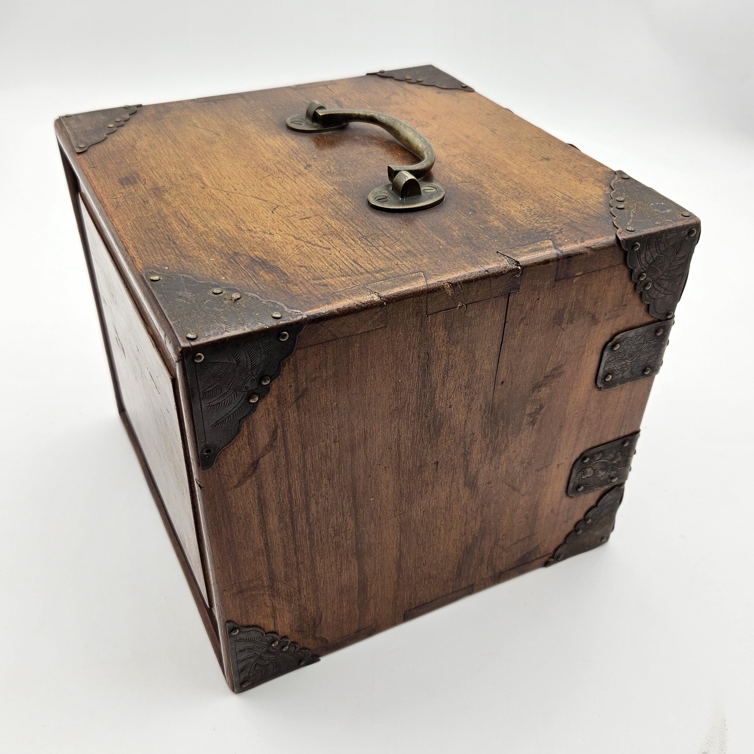 Mah Jong Set From the 1920s Wooden Box: Rare Two Door Construction ...