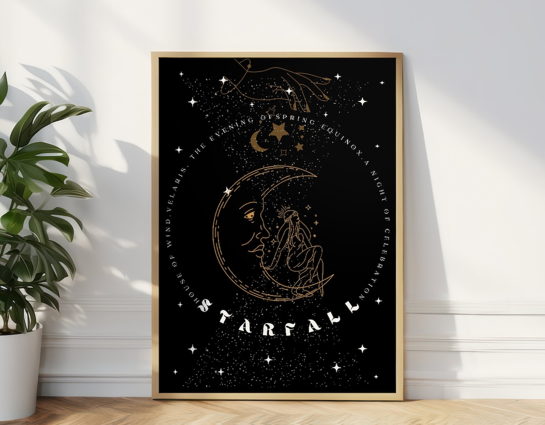 Starfall ACOTAR Digital Print| A Court of Thorns and Roses Wall Art ...