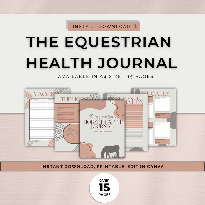 Horse Care Book - Etsy UK