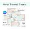 Horse Blanket Chart. A3 AND A4 Size. Stall Front Blanket Schedule ...