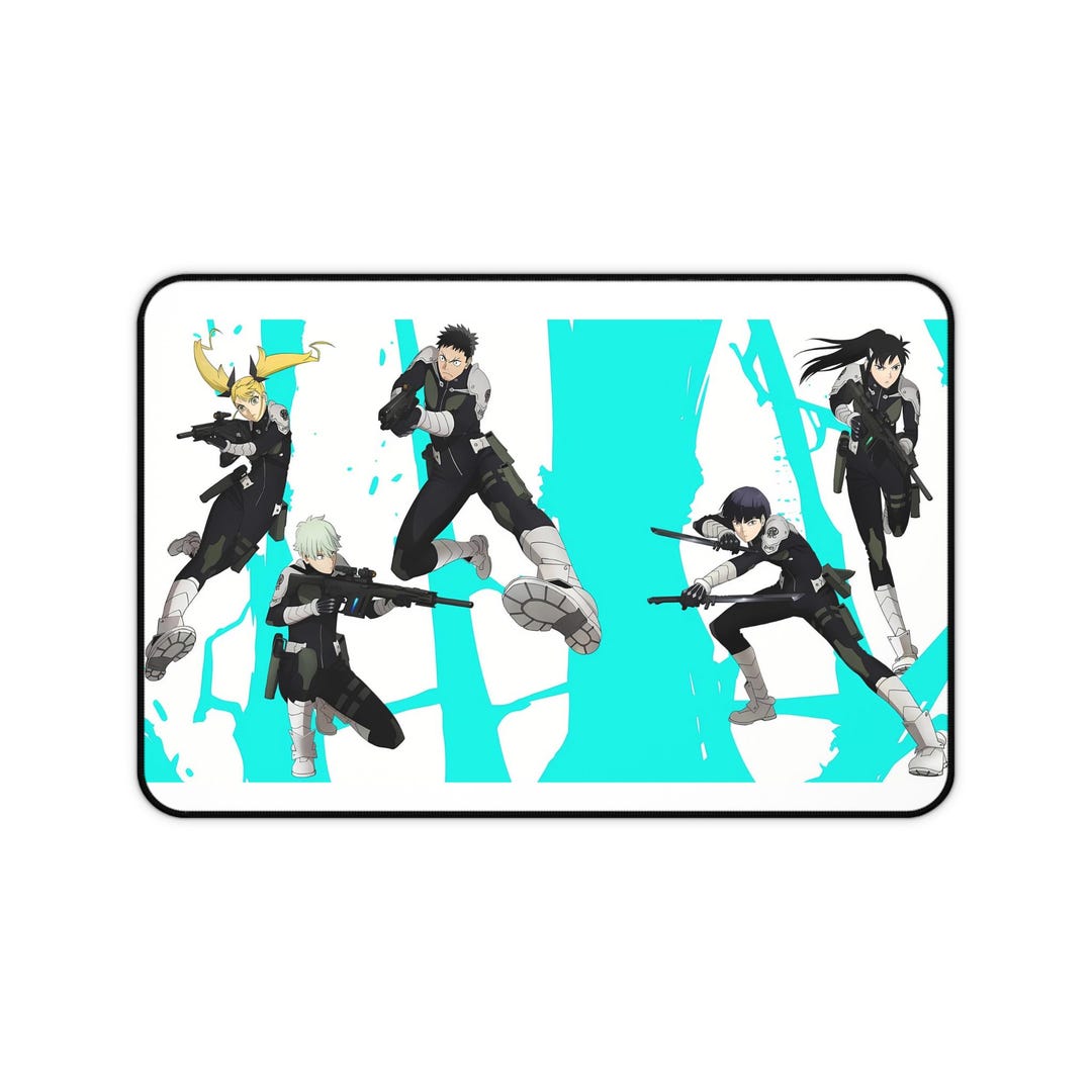 Kaiju No. 8 Elite Task Force Action Scene Desk Mat - Etsy