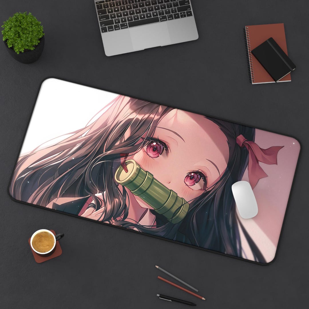 Demon Slayer Nezuko Mousepad Anime-inspired Desk Mat for Gamers and ...