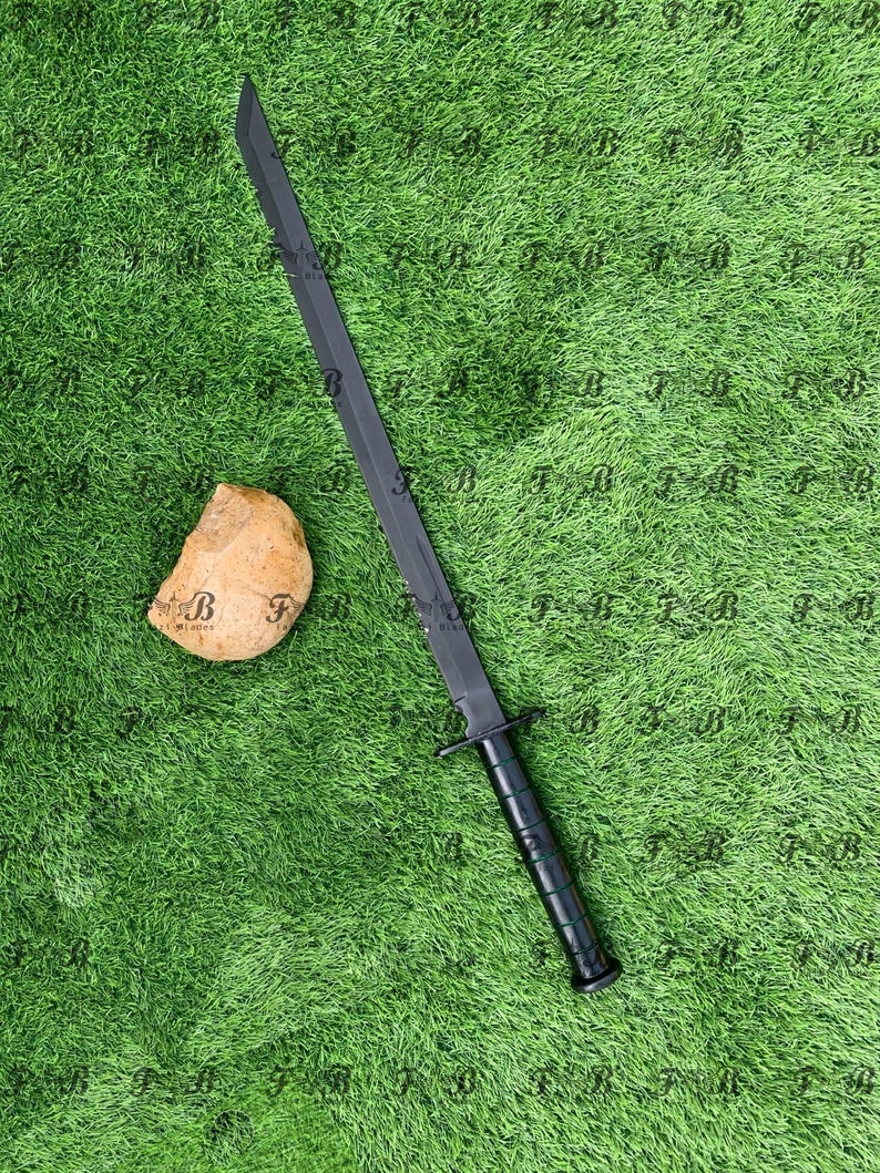 Professional Handforged Tactical Machete With Coloured Wood Handle,gift ...