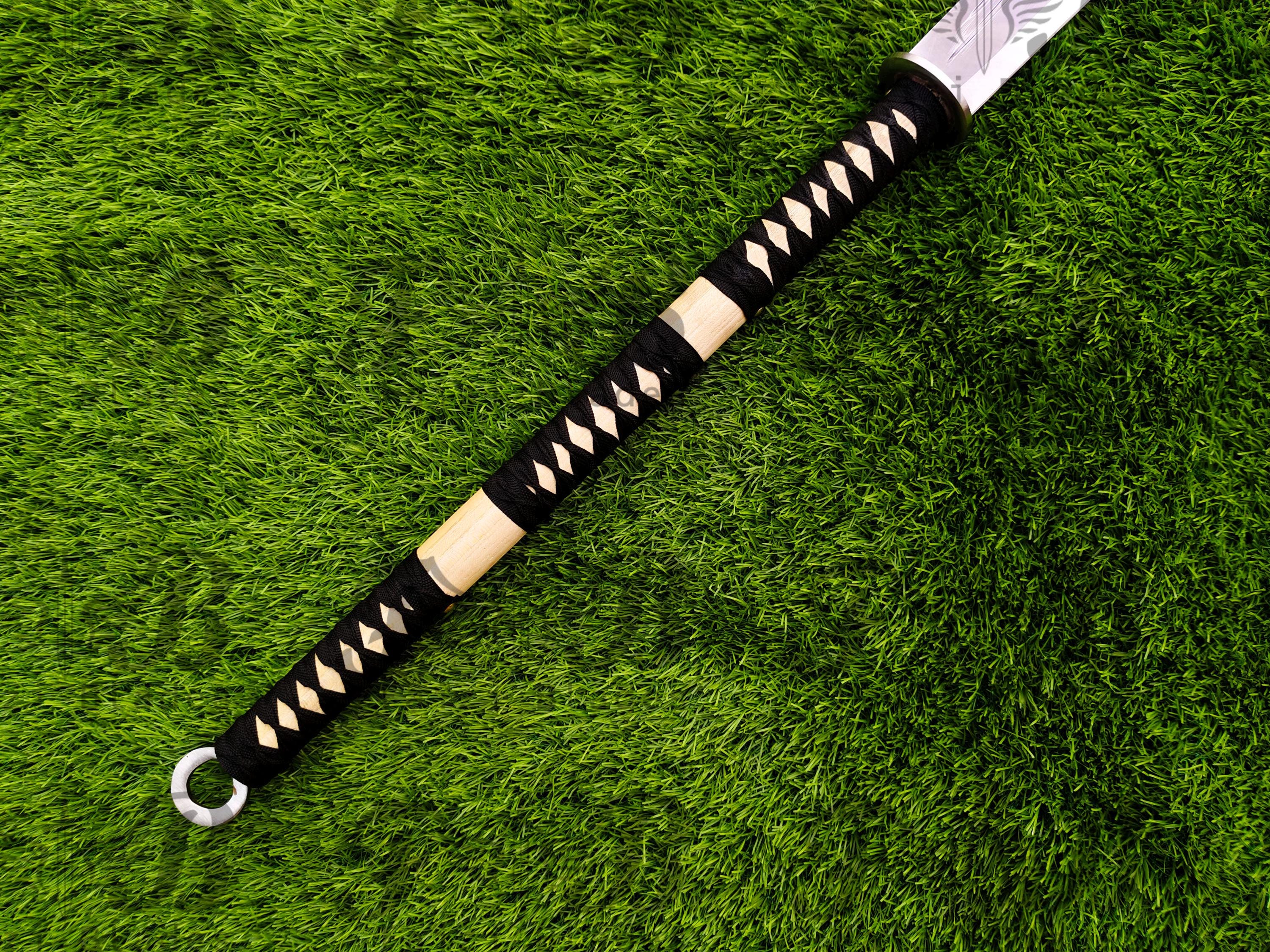 42" Inches Naginata Spear | Handmade High Carbon Steel Spear With ...