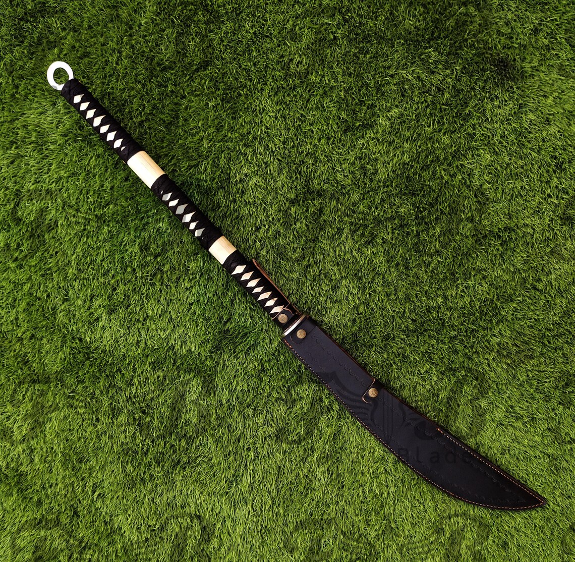 42" Inches Naginata Spear | Handmade High Carbon Steel Spear With ...