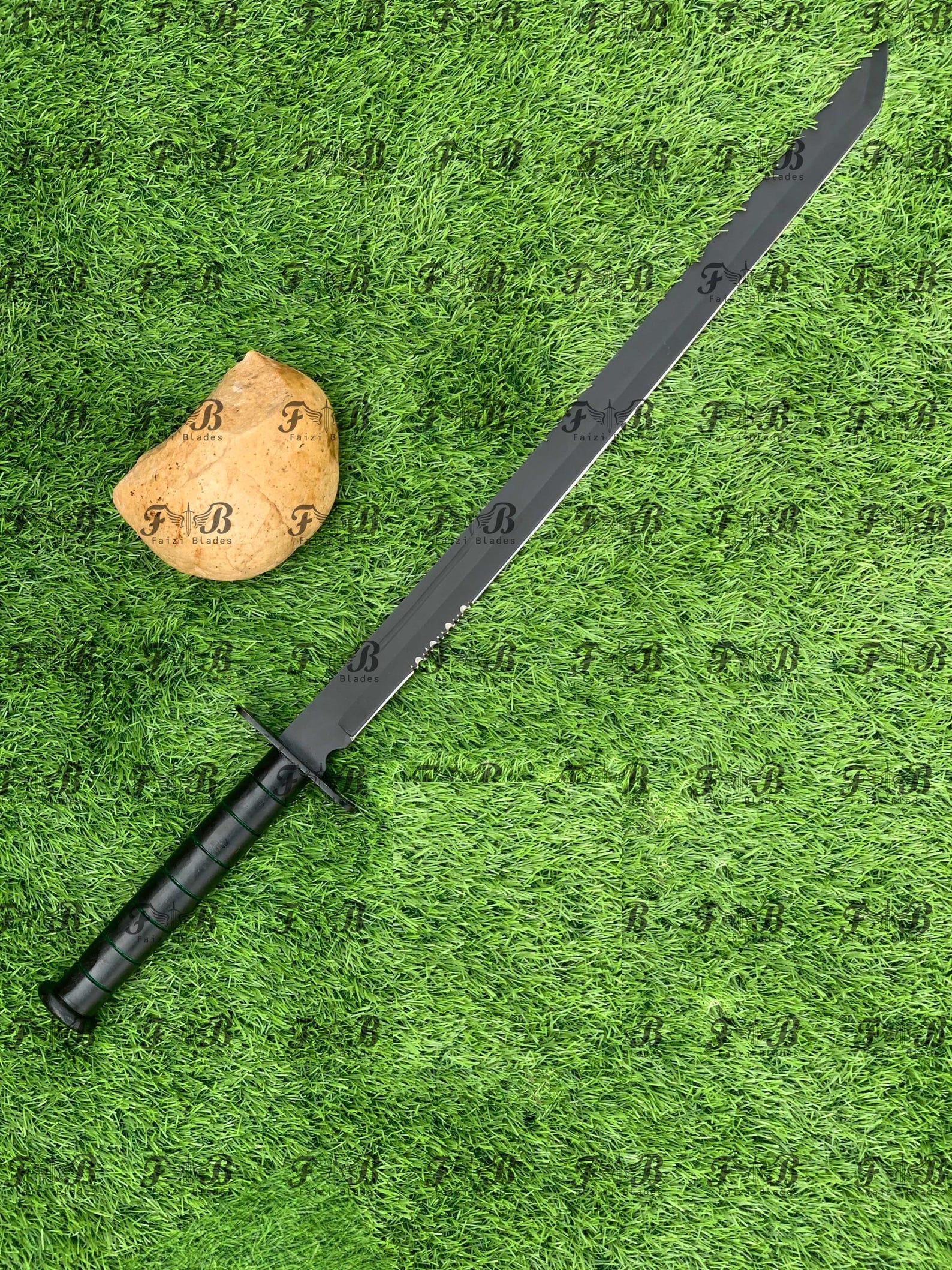 Professional Handforged Tactical Machete With Coloured Wood Handle,gift ...