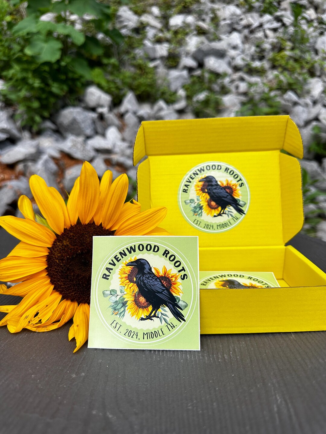 Ravenwood Roots Logo Sticker 3” X 3” - Etsy