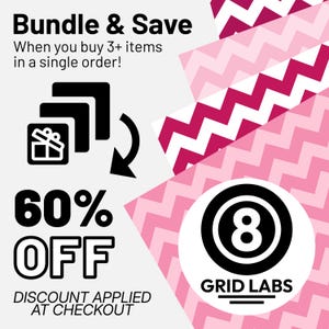 Bright Pink Chevrons Pattern Geometric Digital Paper Pack Palette KPA3 ...