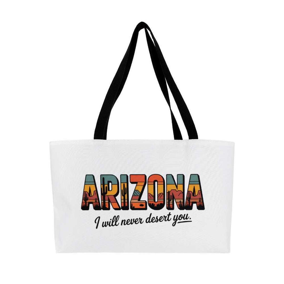 Arizona Desert Weekender Tote | Southwest Travel Bag - Etsy