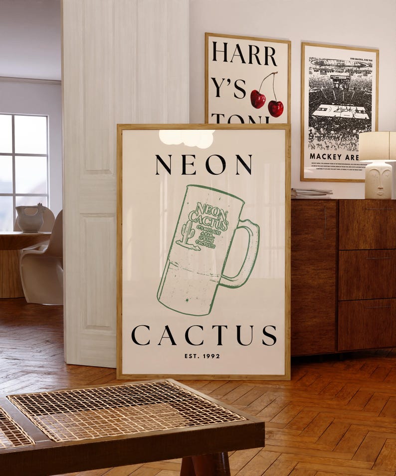 Purdue Print Neon Kaktus Purdue Poster Bar Universität Boilermaker ...