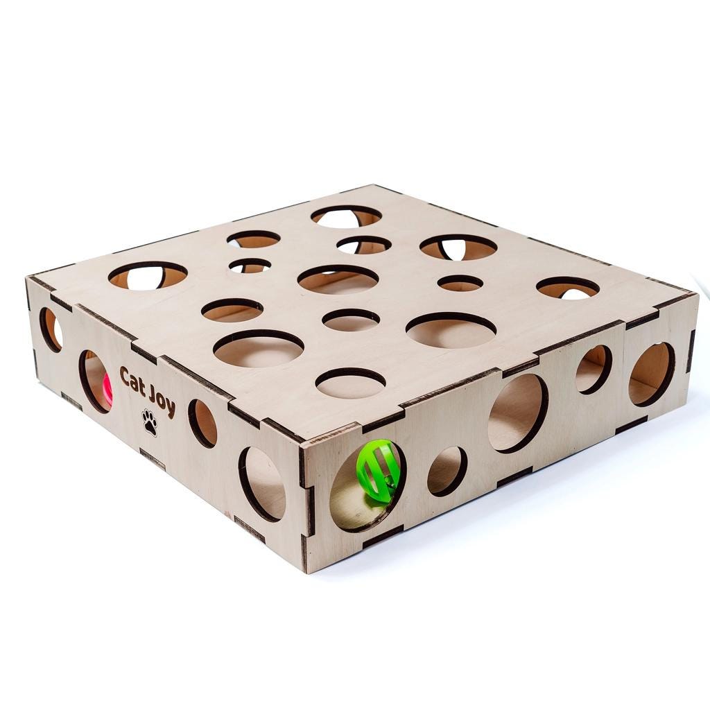 Interactive Cat Toy, Cat Toys Box, Cat Balls Hunt Box, Cat Toy, Сat ...