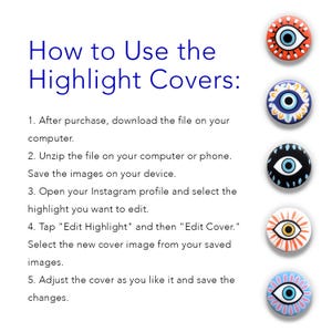 25 Evil Eye Instagram Highlight Covers | Colorful Glass Evil Eye Beads ...