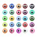 25 Evil Eye Instagram Highlight Covers Colorful Glass Evil Eye Beads ...