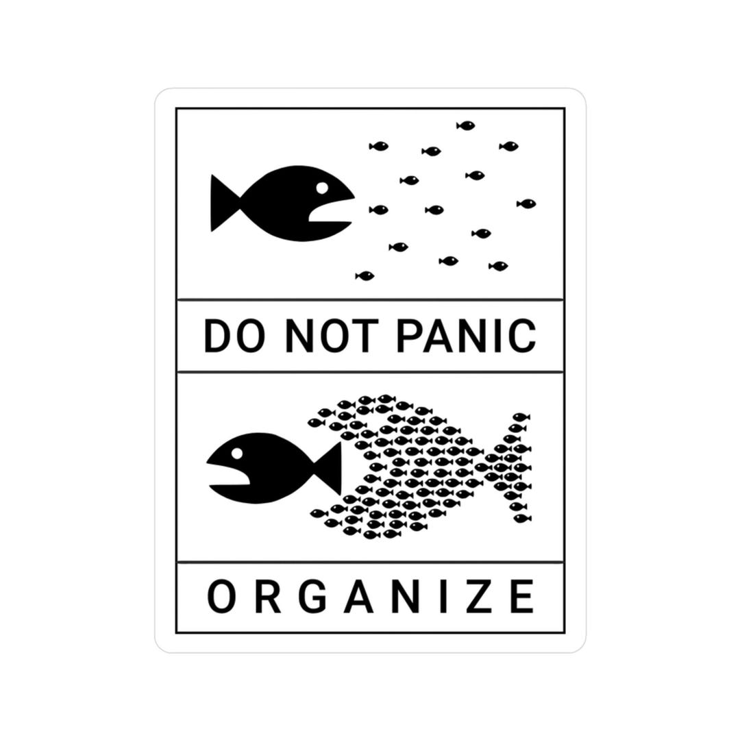 Do Not Panic Organize - Kiss-cut Vinyl Decals - Etsy