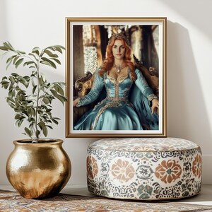 Custom Hurrem Sultan Portrait From Photo - Custom Sultan Portrait From ...