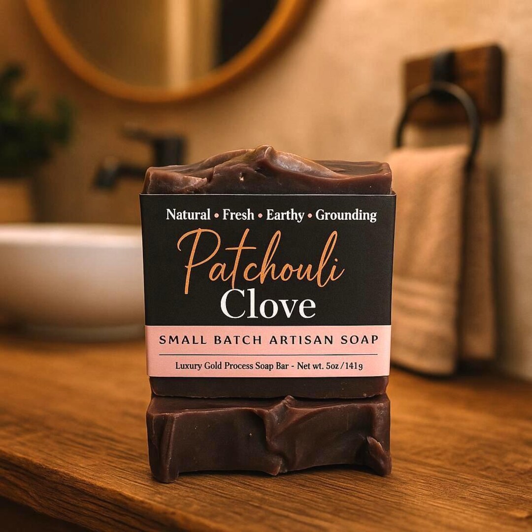 Patchouli Clove Soap: Vegan Cold Process Handmade Soap - Etsy