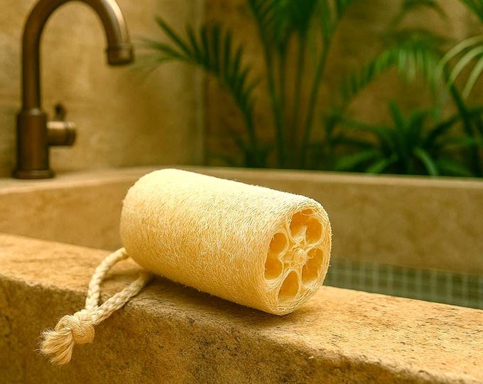 Organic Natural 4" Loofah, Loofa, Luffa, Vegan Loofah, Natural Sponge ...