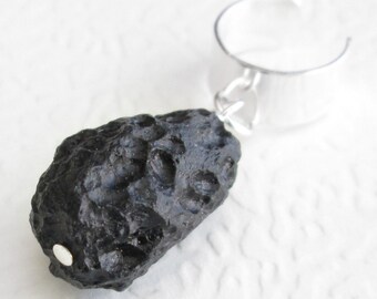 Genuine Tektite Earrings Meteorite Impact Shooting Stars | Etsy