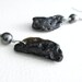 Genuine Tektite Earrings, Meteorite Impact, Shooting Stars, Outer Space ...