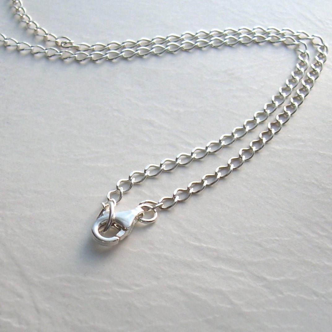 30 Inch Sterling Silver Chain 76 Cm Long Chain Finished - Etsy