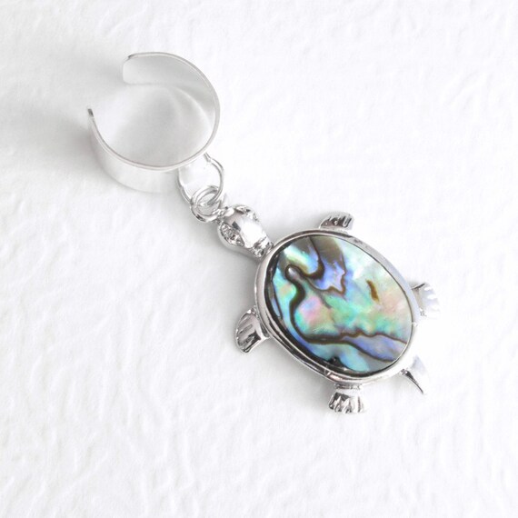 Sea Turtle Cuff Earring: Abalone Shell Ear Cuff Non Pierced - Etsy