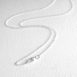 30 Inch Necklace Chain Thin Long Sterling Silver Chain - Etsy