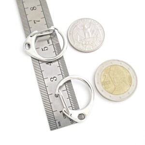 Self Closing Key Rings, Silver Hook Clasps, Carabiner Style Snap Clips ...