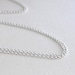 30 Inch Necklace Chain, Thin Long Sterling Silver Chain, Disability ...