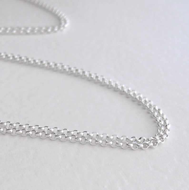 30 Inch Necklace Chain Thin Long Sterling Silver Chain - Etsy