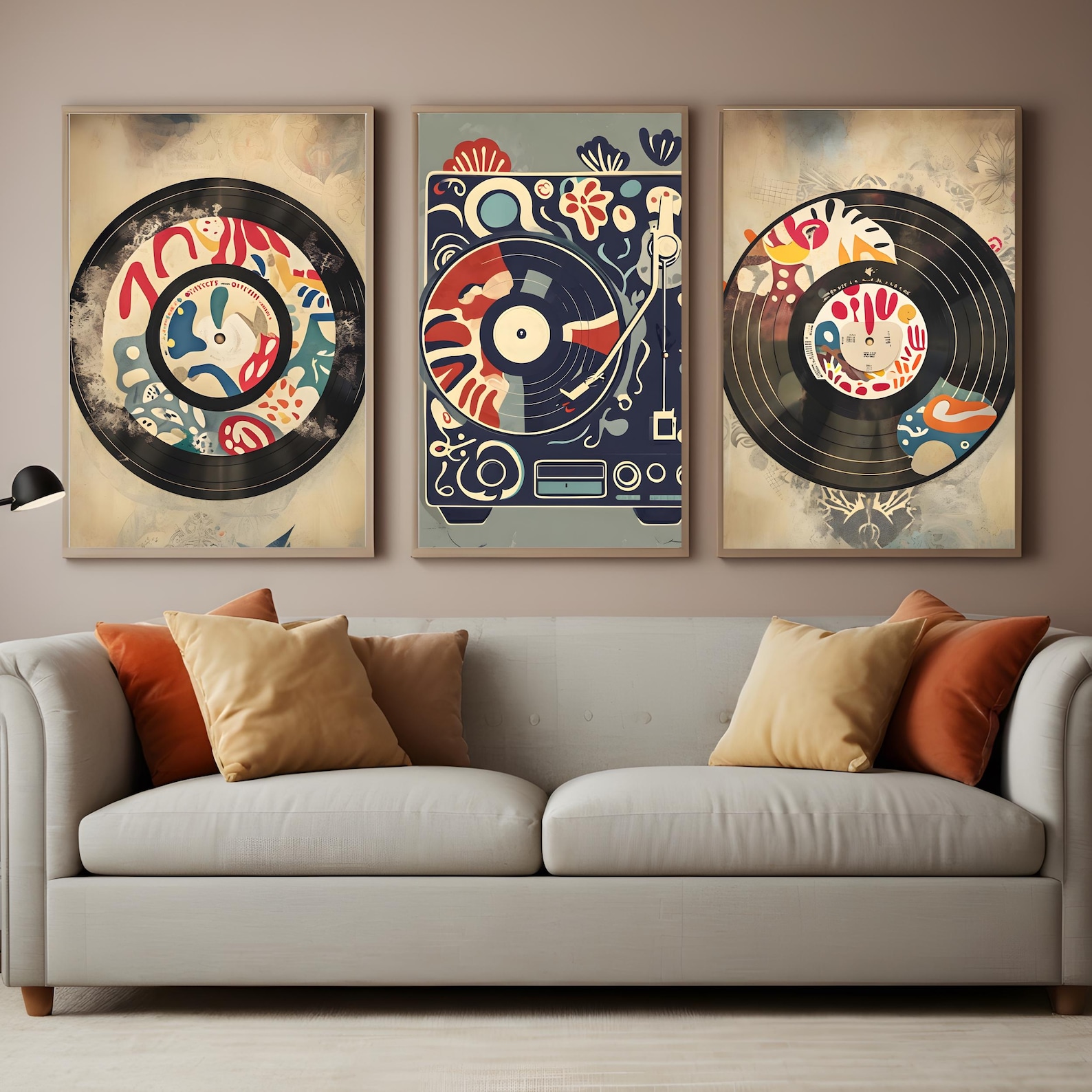 Vinyl Wall Art Vinyl Record Wall Art Vintage Wall Art Vinyl Prints ...