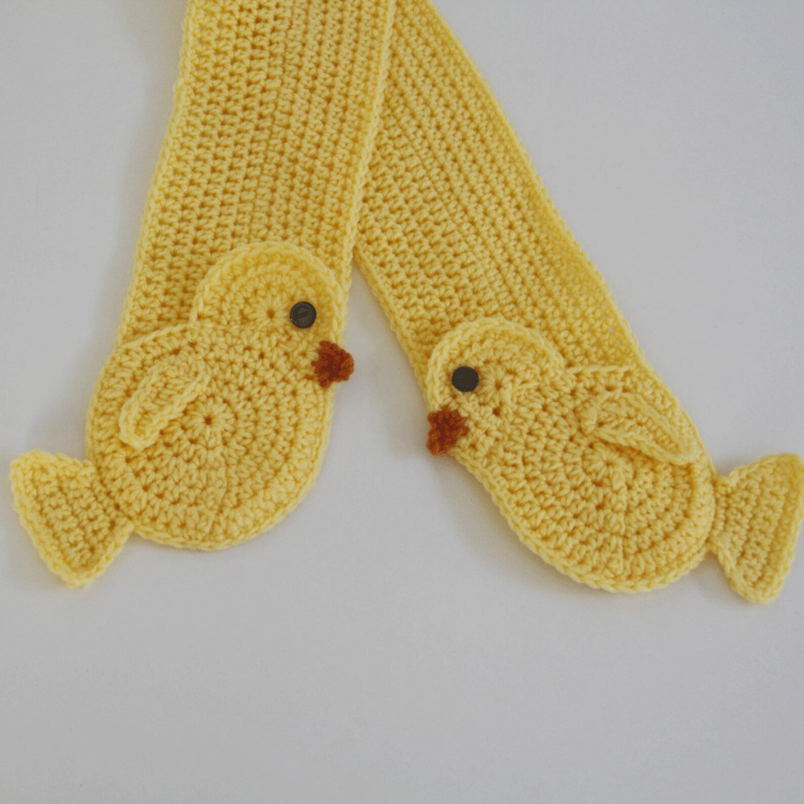 Little Chicks Pocket Scarf Crochet Pattern: Fun Animal Scarf (PDF ...