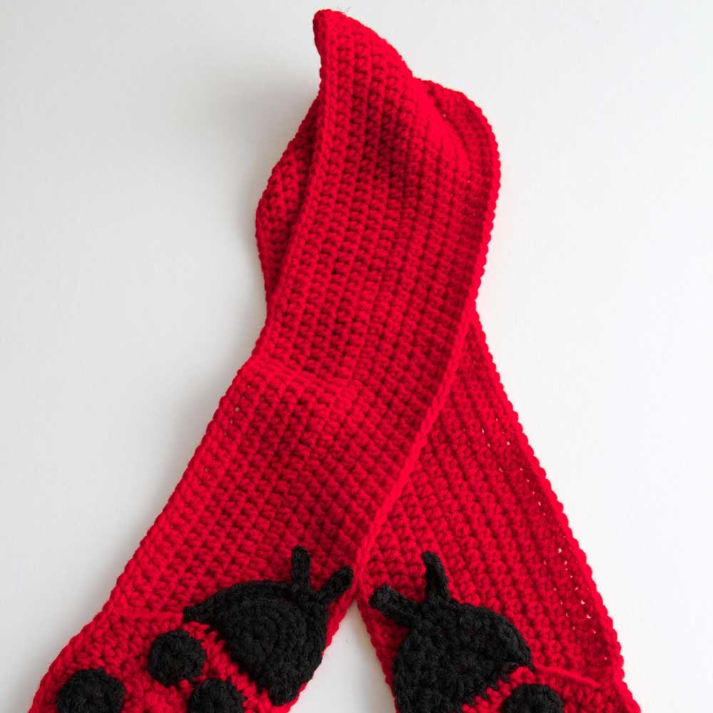 Little Ladybug Crochet Pocket Scarf Pattern PDF - Etsy