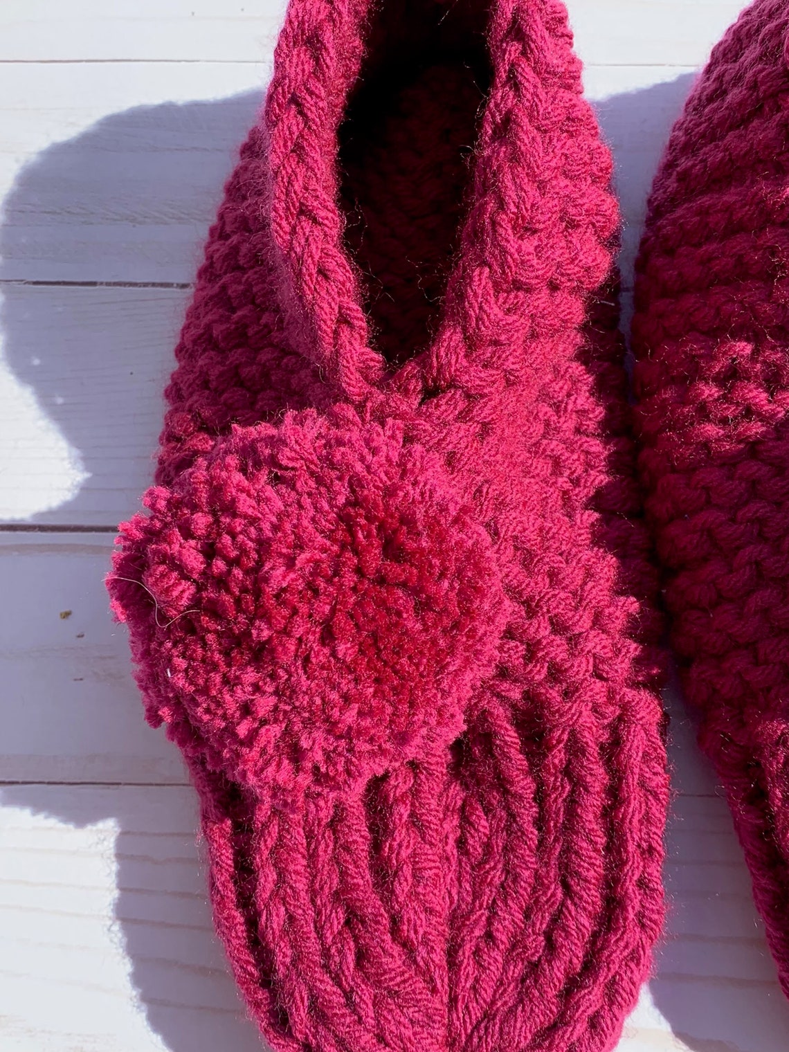 Vintage Knitted Slipper Pattern: Cozy DIY Knit Slippers (PDF Download ...