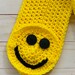 Smiley Face Emoji Scarf Crochet Pattern PDF - Etsy Canada
