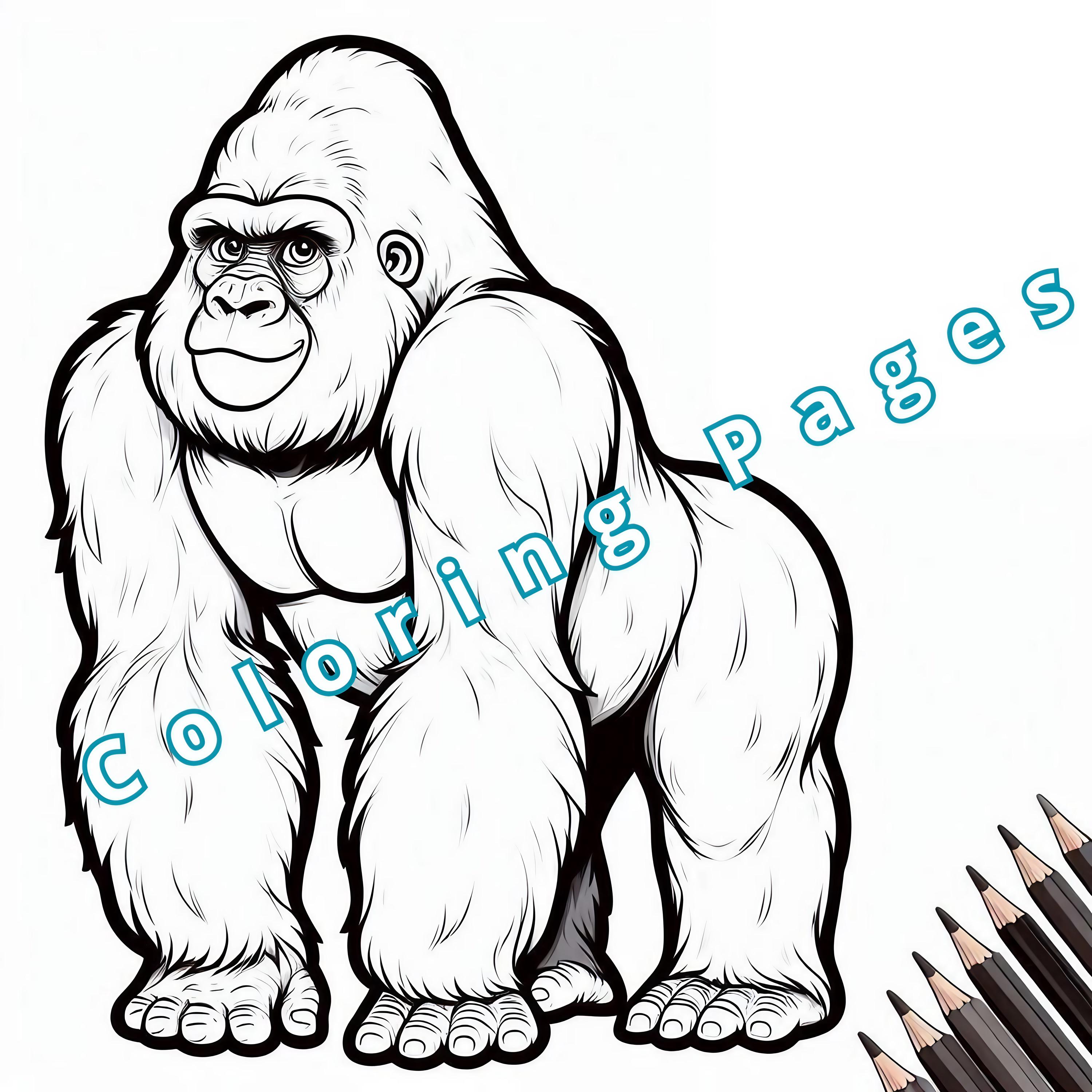 Animal Coloring Pages | Cute Animal Coloring Book | 50 Animal Coloring ...